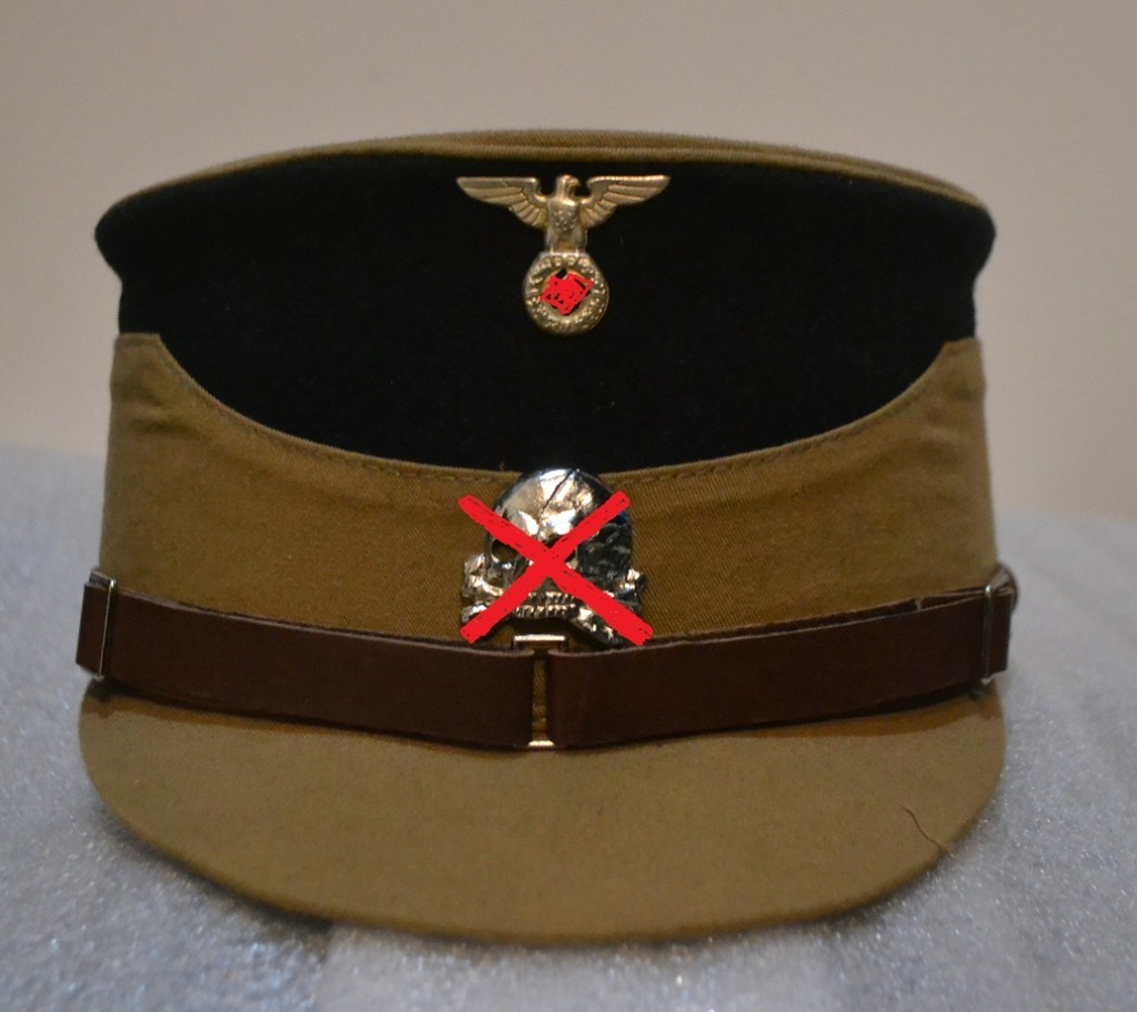 Czapka Kepi oficer partyjny Sturmabteilung SA /SS | Ujazd | Licytacja ...