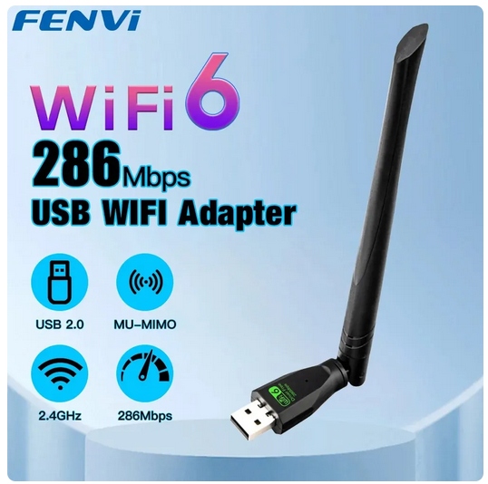 WIFI 6 Adapter USB 2 4GHz karta sieciowa | Skoki | Kup teraz na Allegro ...