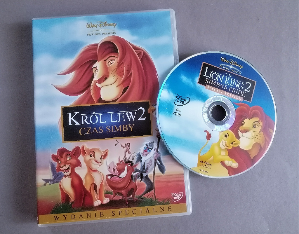 Król Lew 2 - Czas Simby - Wydanie specjalne - DVD | Dębica | Kup teraz ...