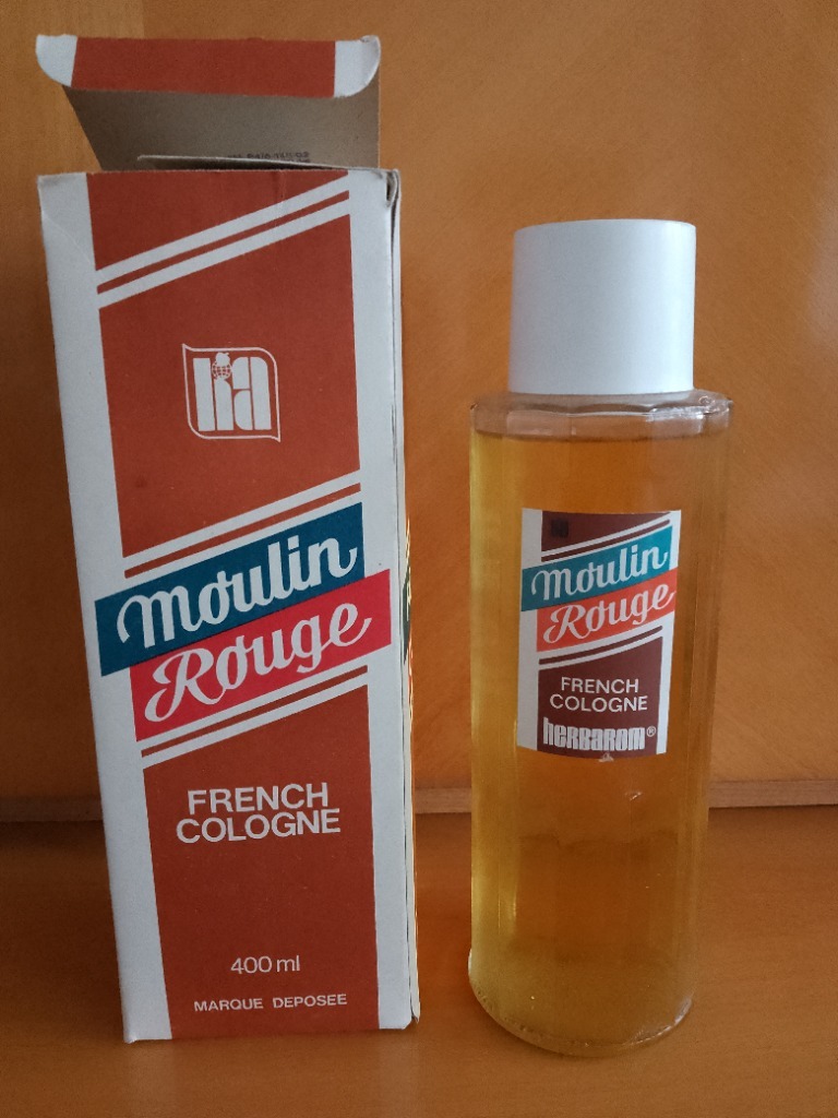 Woda kolońska Moulin Rouge NOWA 400 ml PRL | Busko-Zdrój | Kup teraz na ...