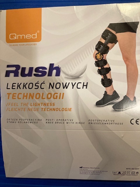 Orteza pooperacyjna na kolano Rush Qmed DRQ10P | Cieszyn | Kup teraz na ...