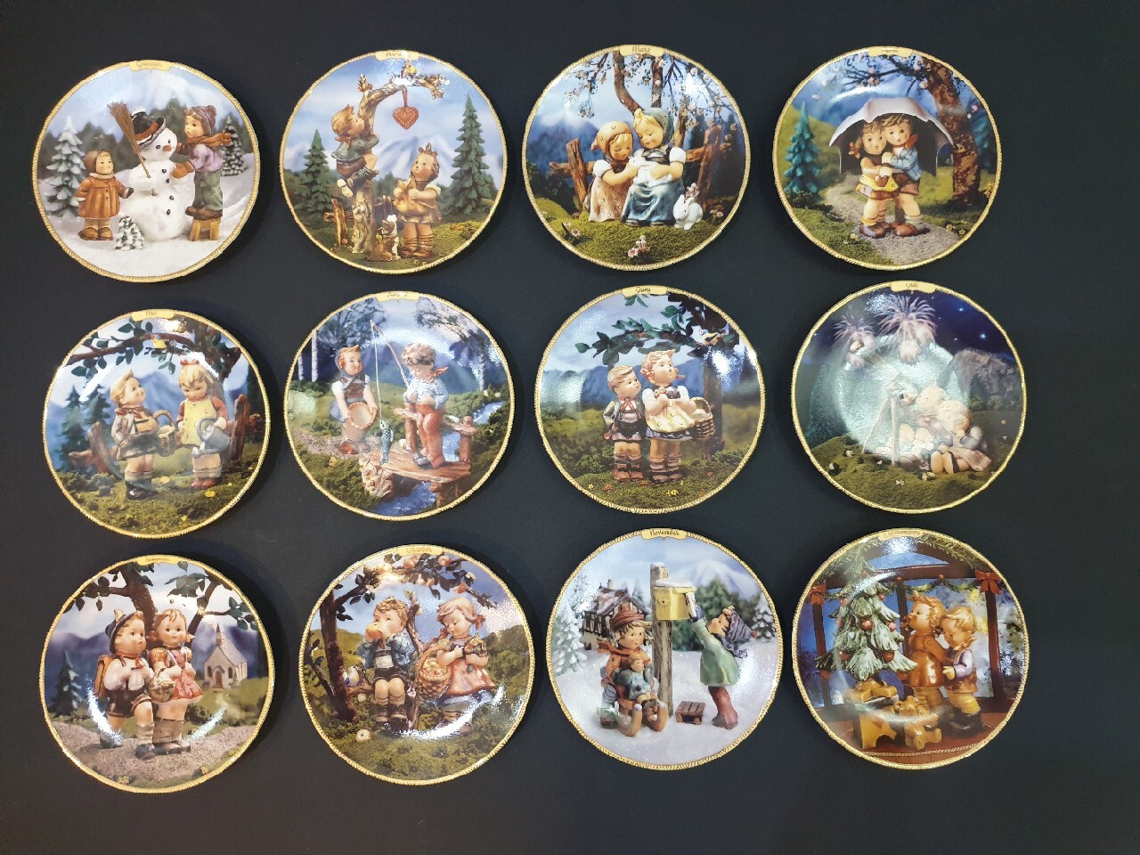 M I Hummel kolekcja 12 talerzy Goebel | Siedlce | Kup teraz na Allegro Lokalnie