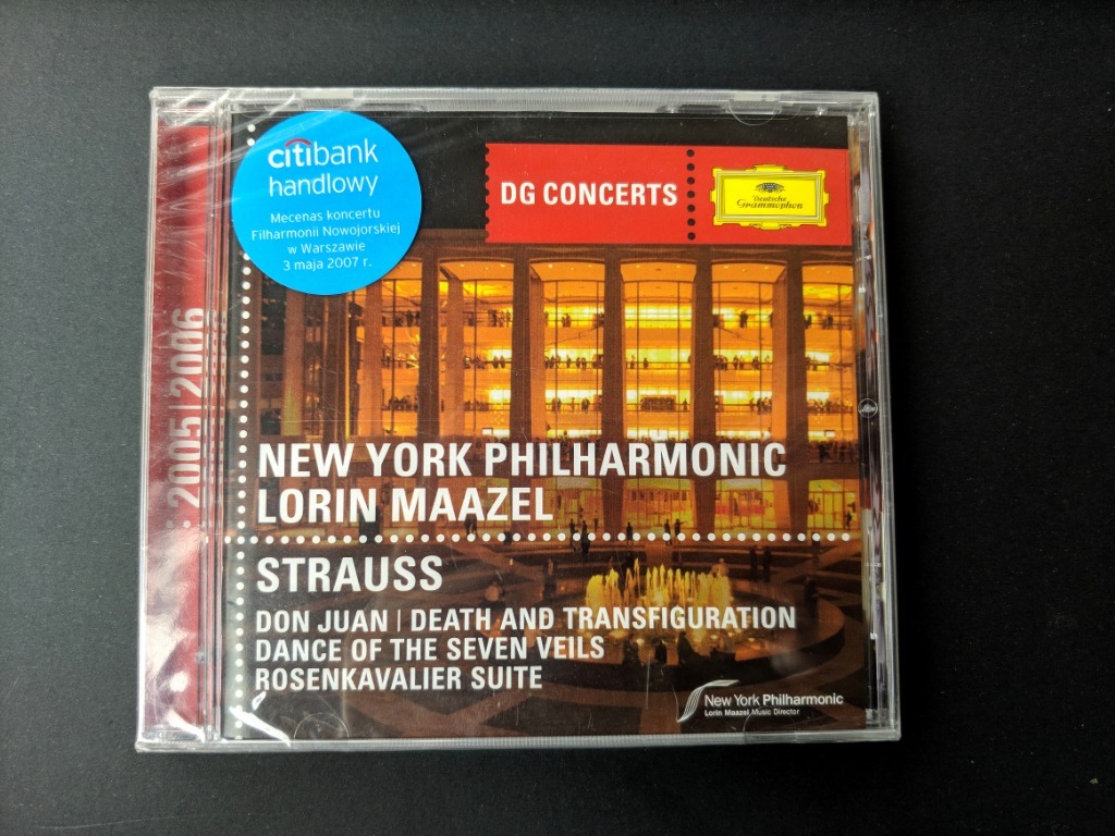 New York Lorin Maazel Philharmonic Strauss CD NOWA | Konstancin-Jeziorna | Kup teraz na Allegro ...