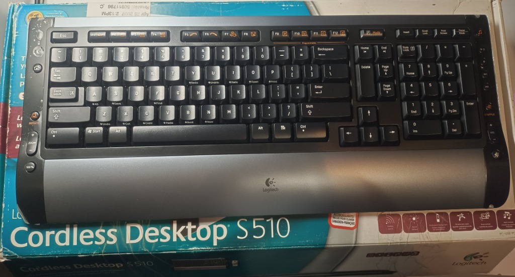 Klawiatura bezprzewodowa Logitech S510 | Bystra | Kup teraz na Allegro ...