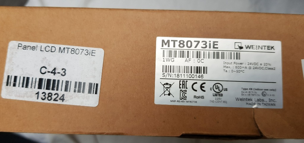 Panel operatorski HMI MT8073iE | Strachowice | Kup teraz na Allegro ...