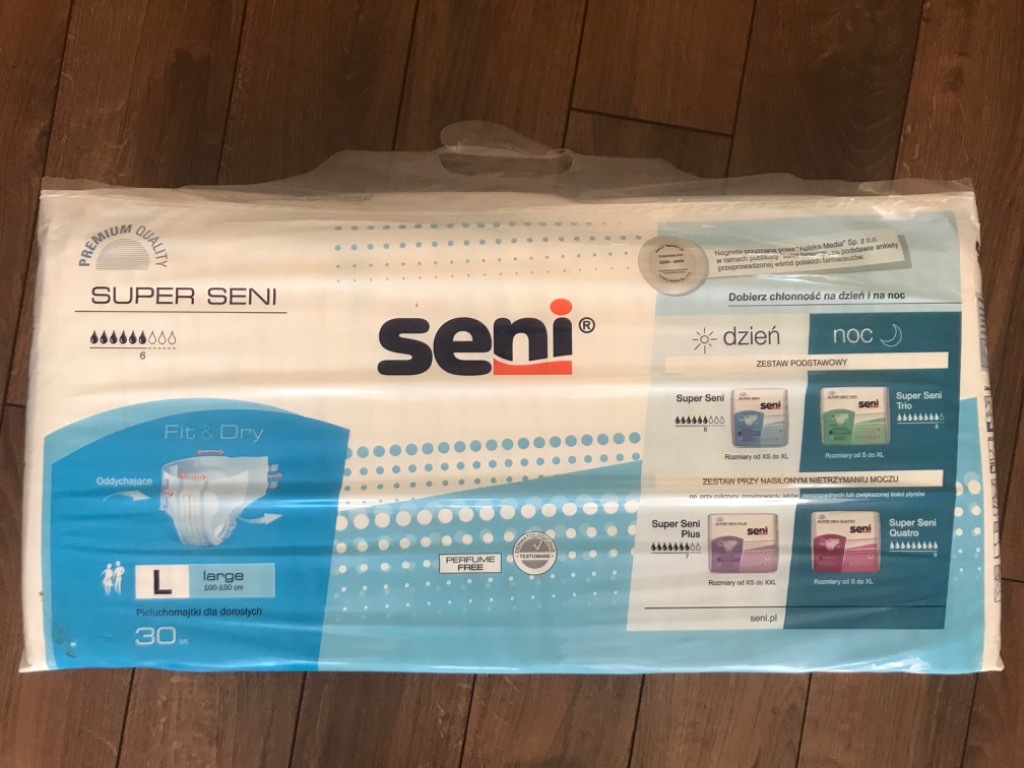 Pieluchomajtki Seni Super L 30 szt Pampersy dla d | Łódź | Kup teraz na Allegro Lokalnie