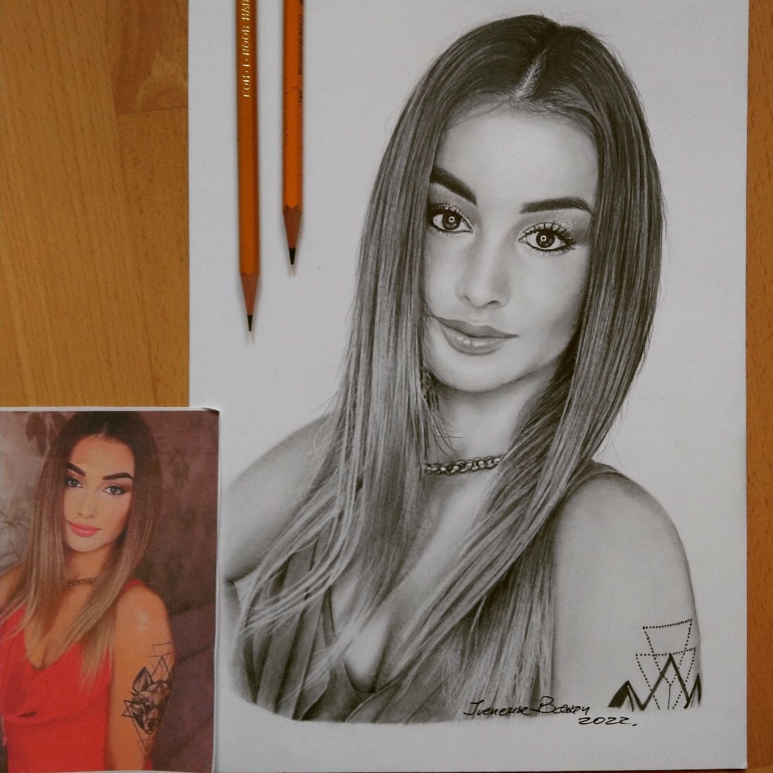 Portret, rysunek ołówkiem ze zdjęcia | Kielce | Kup teraz na Allegro ...