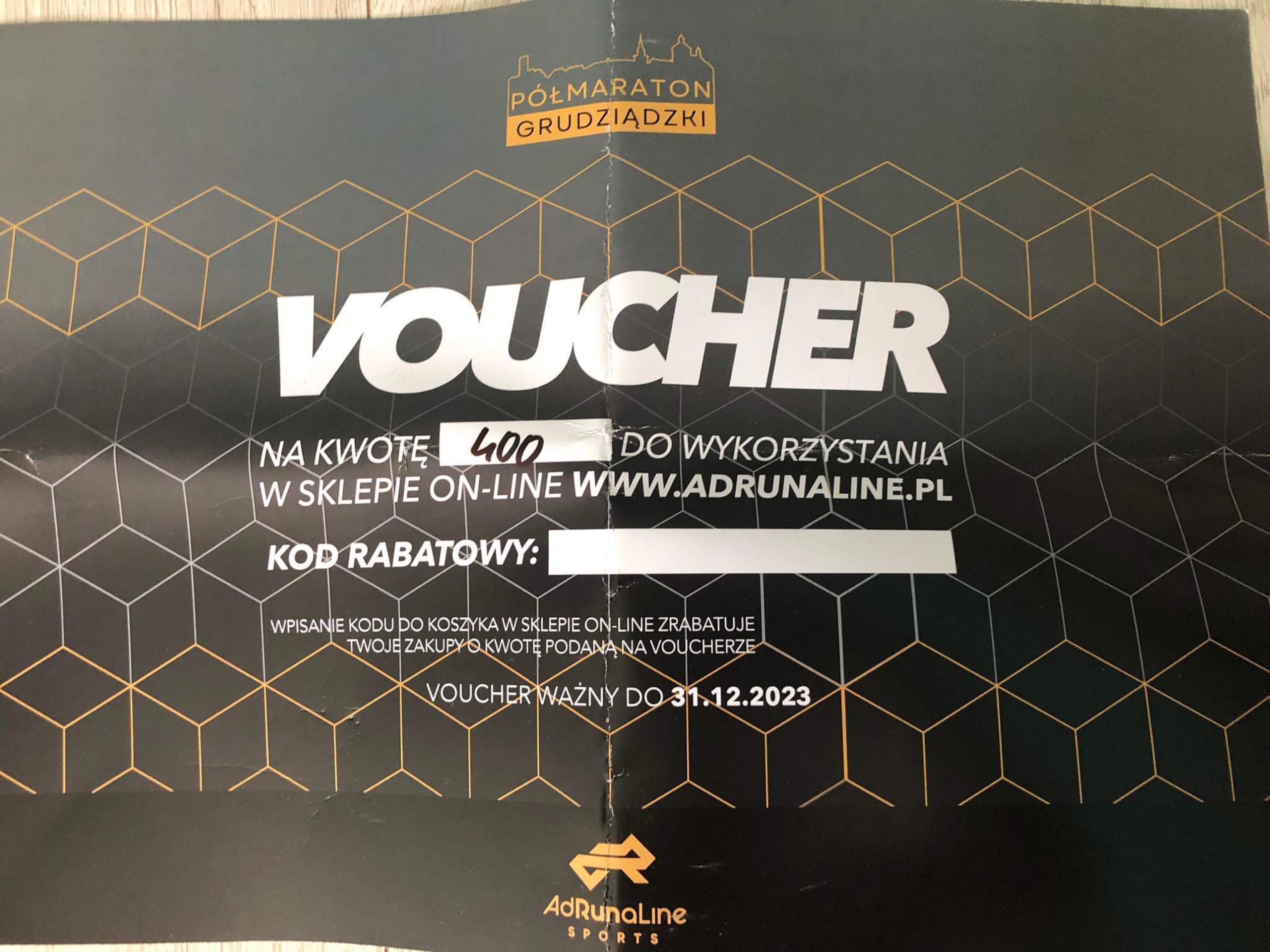 Voucher do sklepu adrunaline na 400 zł | Grudziądz | Ogłoszenie na Allegro Lokalnie