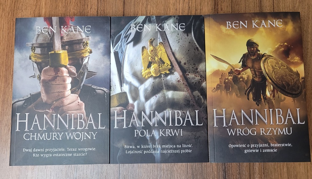 HANNIBAL 1-3 - Ben Kane -KOMPLET- NOWE ! | Debrzno | Kup teraz na ...