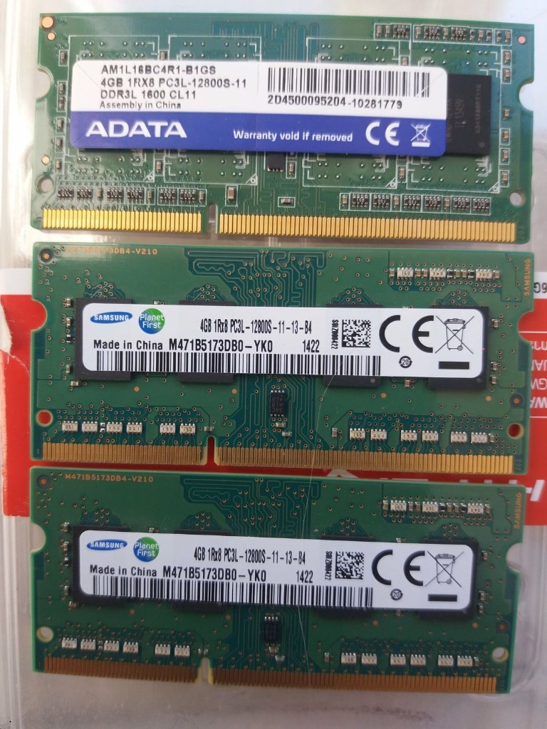 Sprzedam Pamięci Ram 12 GB Laptop | Bytom | Licytacja na Allegro Lokalnie