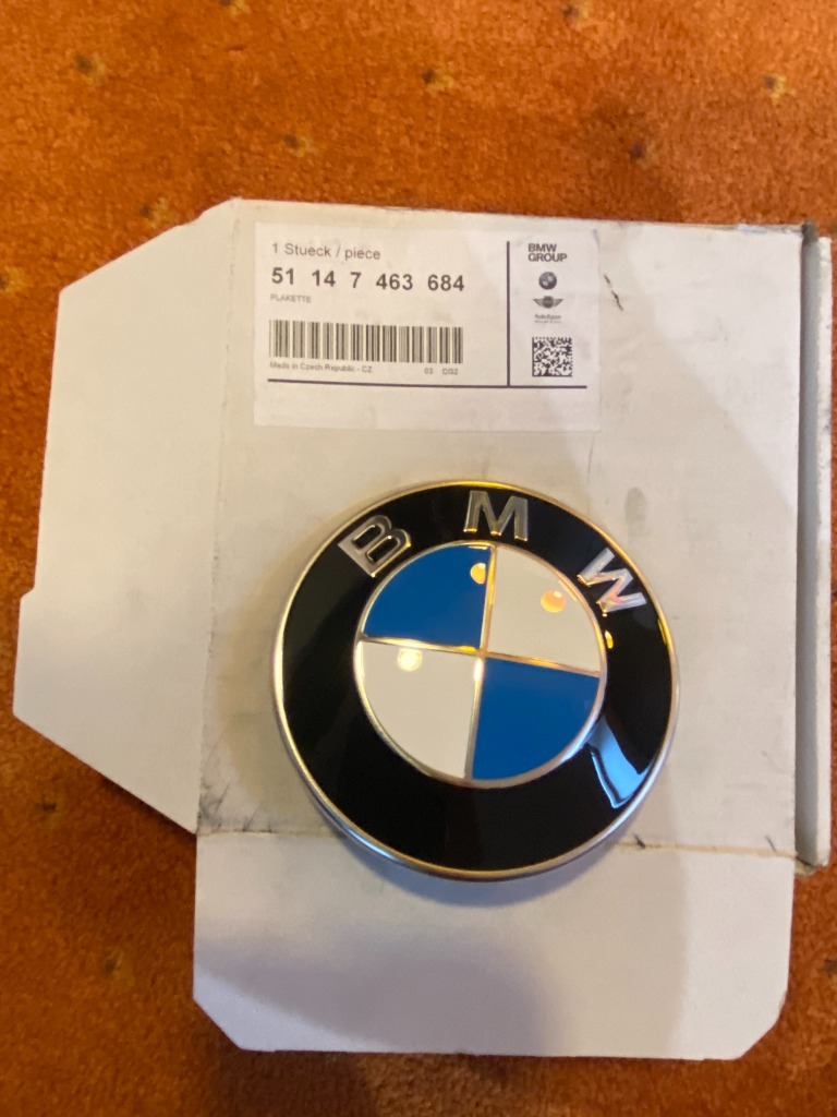 Emblemat Logo BMW G01 G02 G15 G20 G30 51147463684 | Żory | Kup teraz na ...
