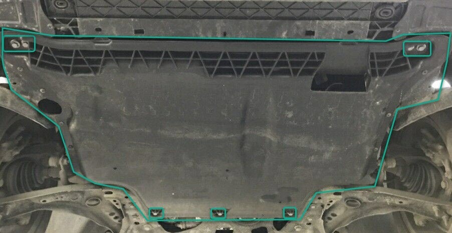 Osłona silnika VW Golf 7 3Q0825901B 5Q0825901A | Lesznowola | Kup teraz ...