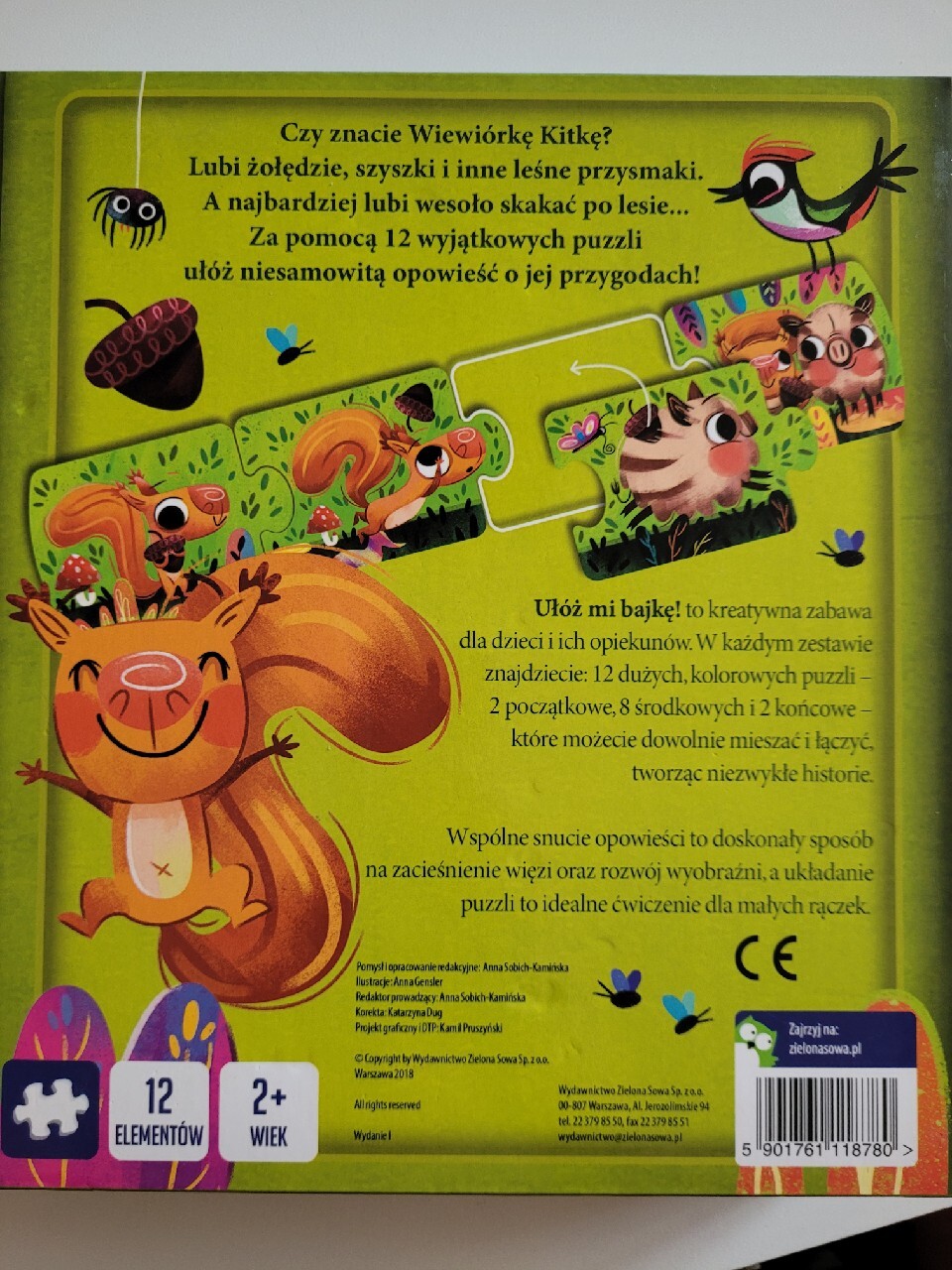 Ułóż mi bajkę! Puzzlowe przygody Wiewiórki Kitki | Środa Śląska | Kup ...