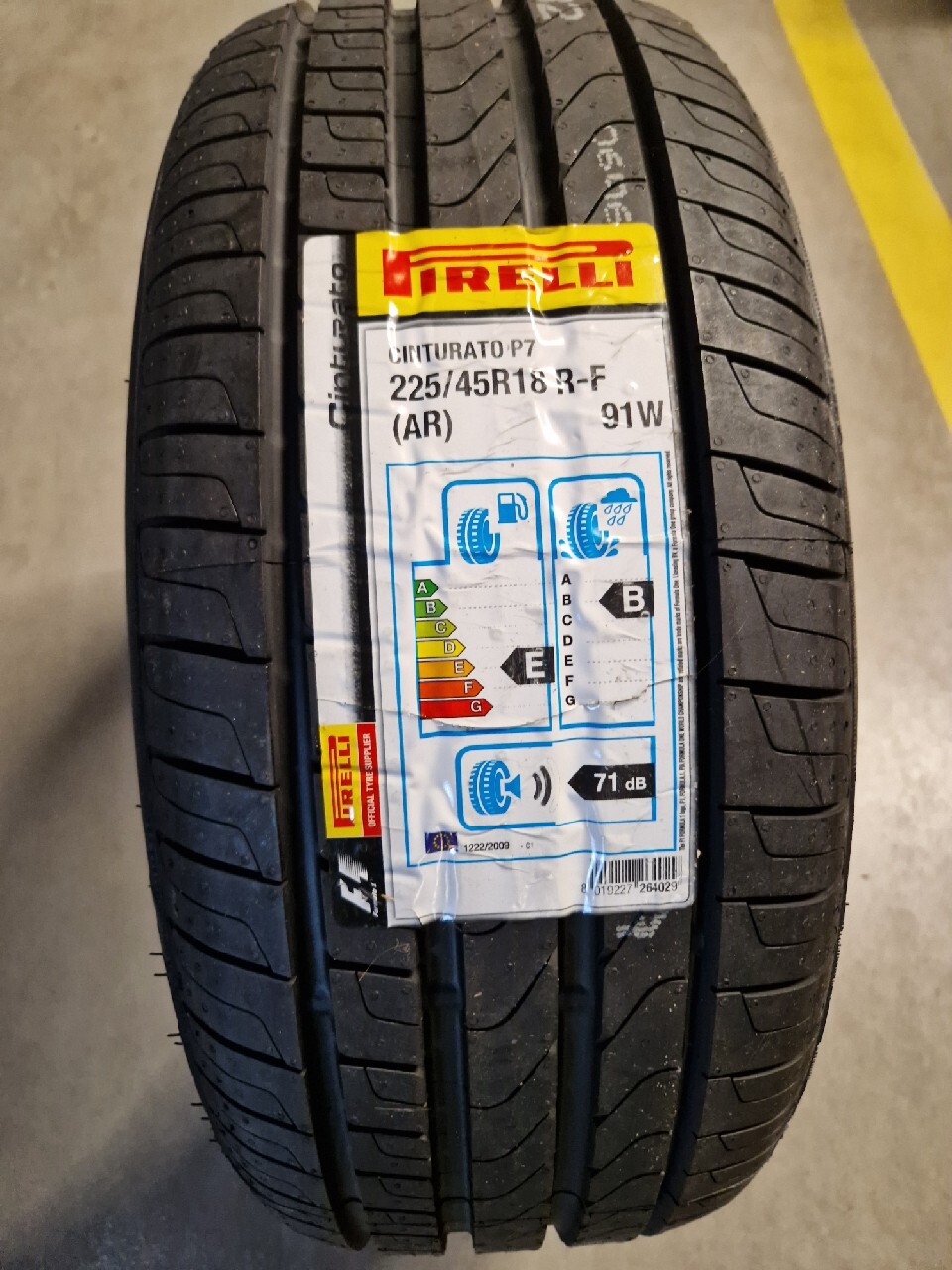 Opona Pirelli Cinturato P7 Run Flat 225 45R18 | Warszawa | Kup teraz na Allegro Lokalnie
