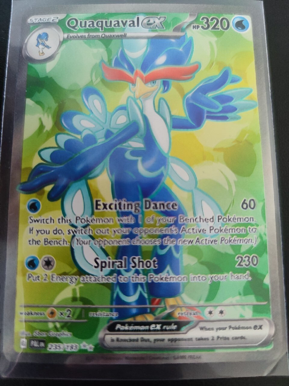 Quaquaval ex full art - paldea evolved PAL | Mikołów | Kup teraz na ...