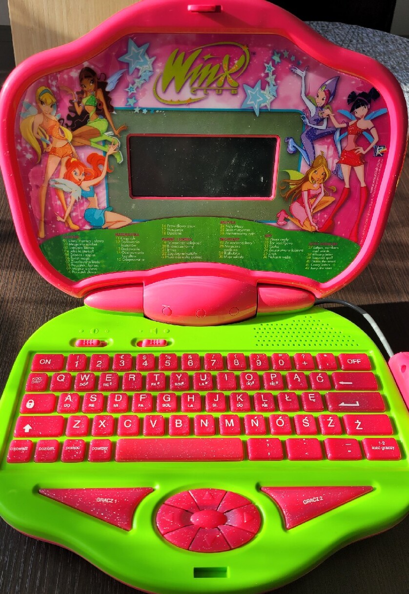 Laptop zabawkowy - WINX Clementoni | Zgierz | Kup teraz na Allegro Lokalnie