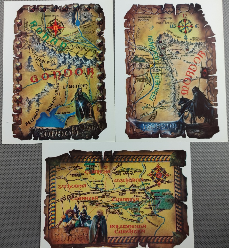 Władca Pierścieni Tolkien Atlantis 1992 | Warszawa | Kup teraz na ...