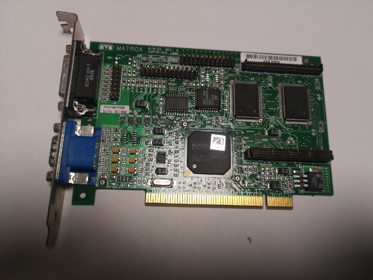 MATROX MYSTIQUE 220 2MB MGA-MYST/2SYS 618-02 PCI | Gdynia | Kup teraz ...