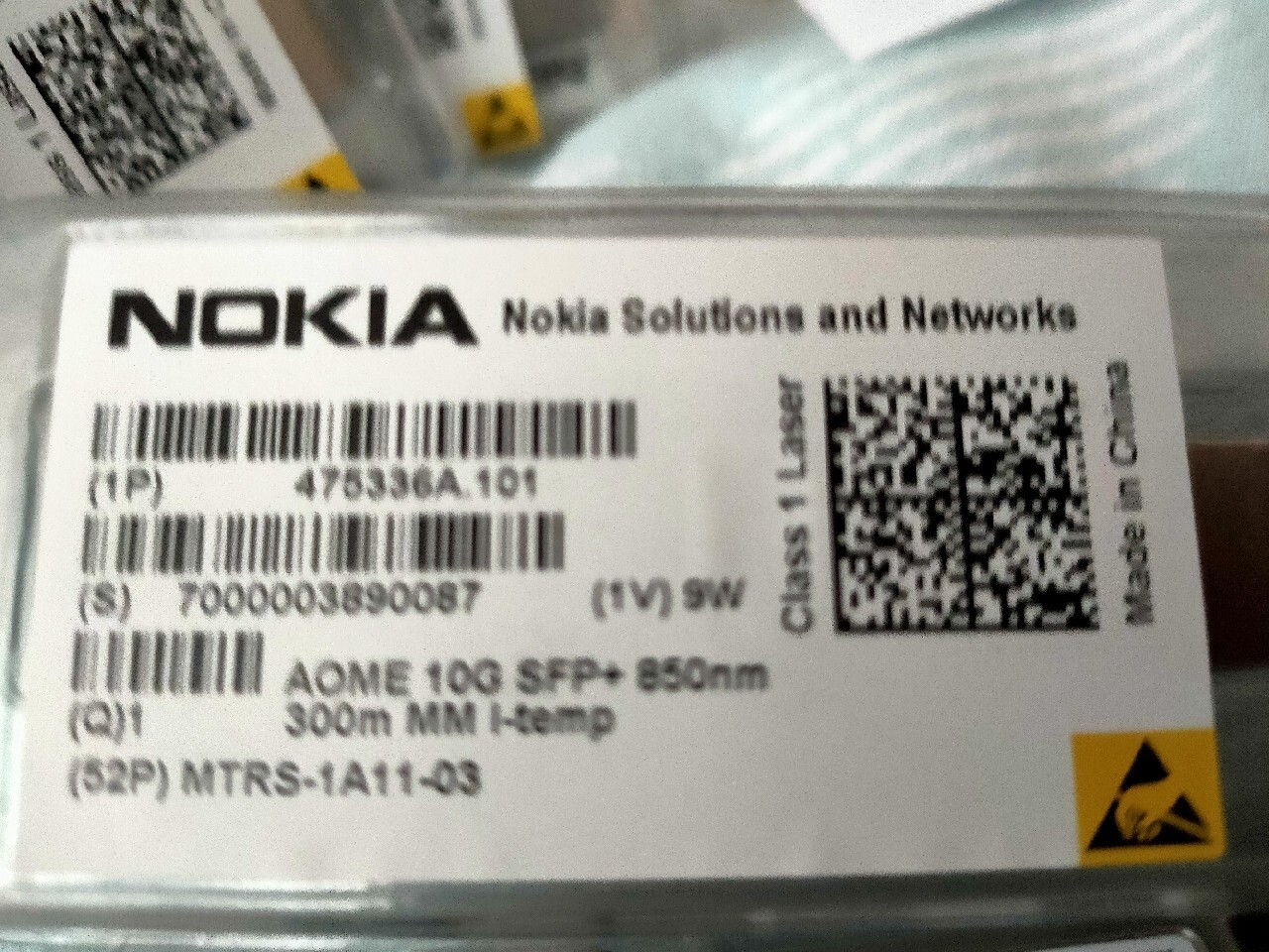 NOKIA AOME 10G SFP+850nm 300m | Gdynia | Kup teraz na Allegro Lokalnie