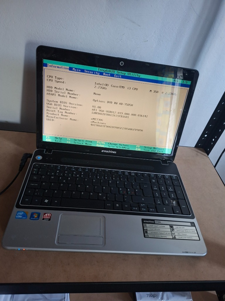 Laptop emaes e730g działające | Bytom | Kup teraz na Allegro Lokalnie