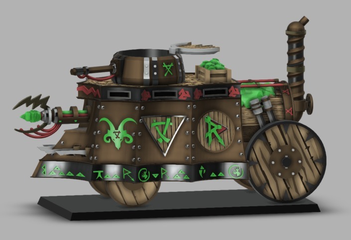 Skaven Rat Tank v2, Szczurzy Czołg, Warhammer, T9A | Oleśnica | Kup ...