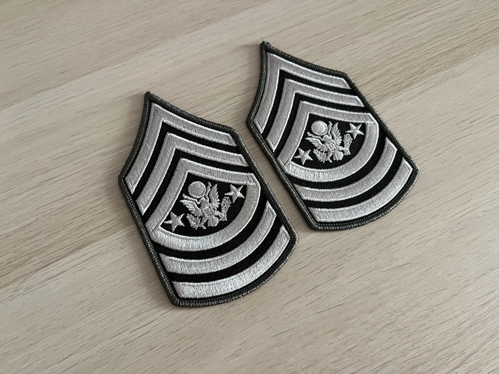 Naszywka US Army Sergeant Major Of The Army E9 Green para | Poznań ...
