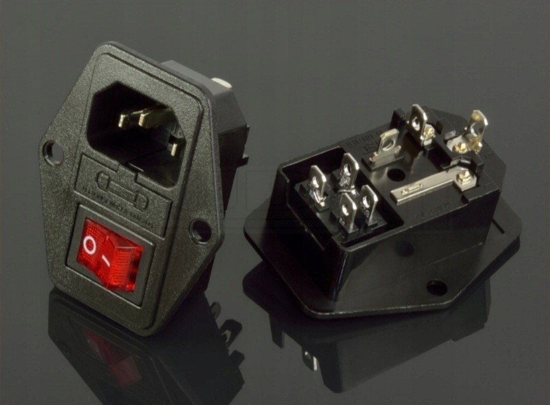 Gniazdo zasilające AC męskie JEC JR-101-1FR-03 | Morawsko | Kup teraz na Allegro Lokalnie