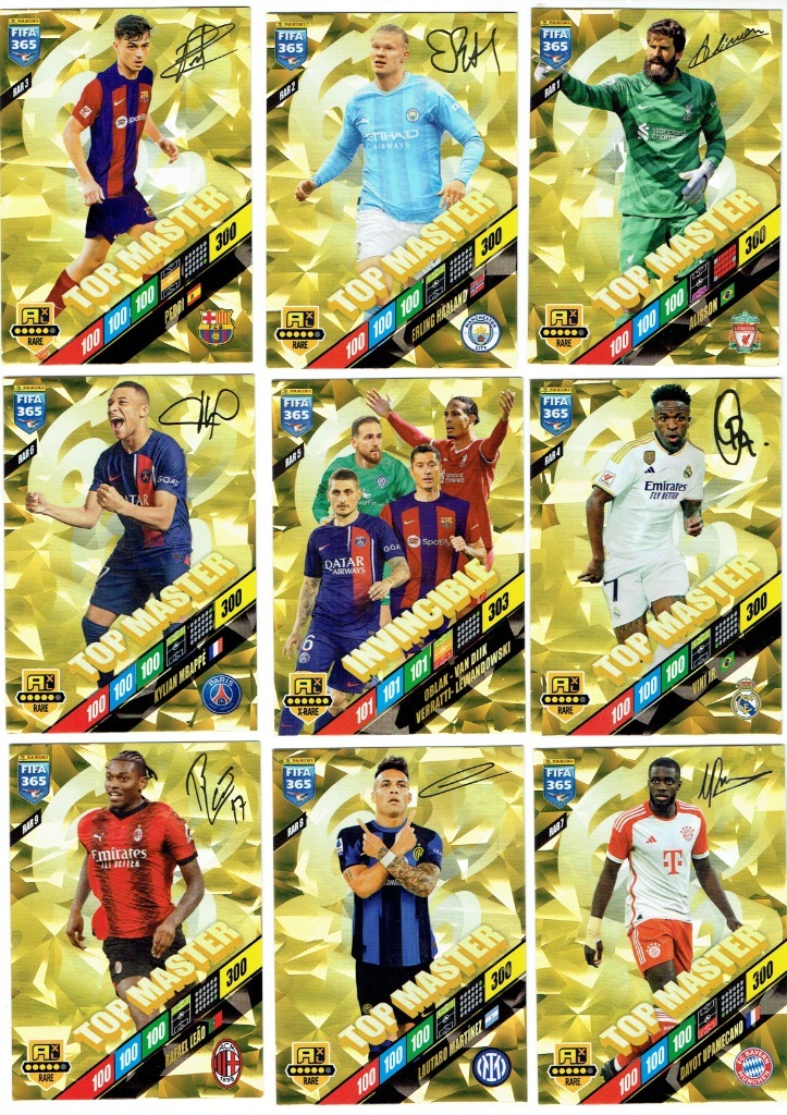 KOMPLET 9 KART MASTER INVINCIBLE FIFA 2024 MBAPPE | PUDLISZKI | Kup teraz na Allegro Lokalnie