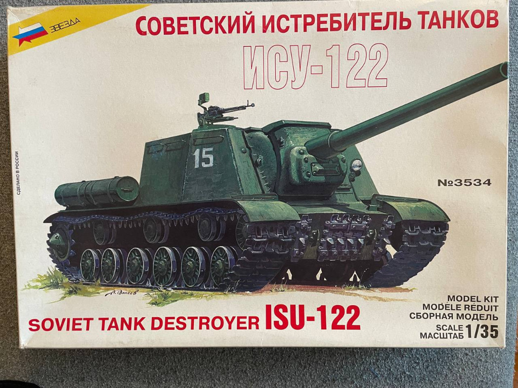 ISU 122 Radzieckie działo samobieżne skala 1 35 Zvezda | Warszawa | Kup teraz na Allegro Lokalnie