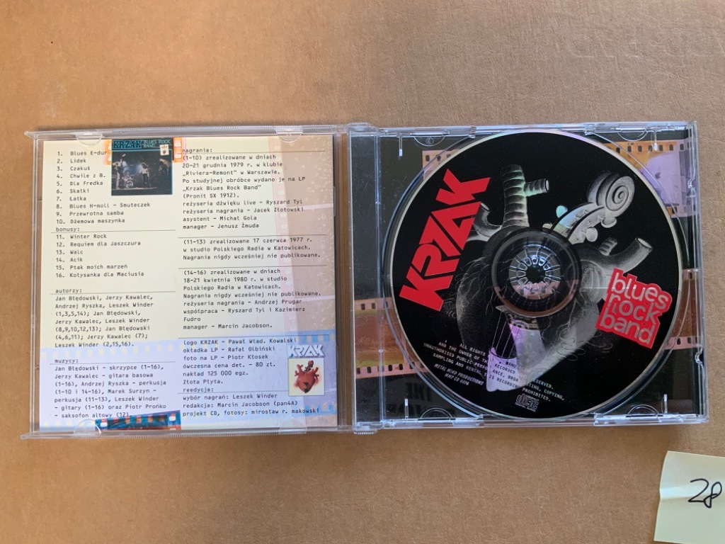 Płyta Krzak Blues Rock Band CD | Gdynia | Kup teraz na Allegro Lokalnie