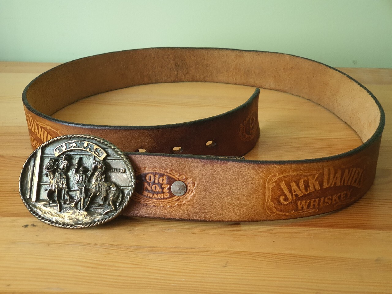 Jack Daniels, oryginalny skórzany pasek | Kołobrzeg | Kup teraz na ...