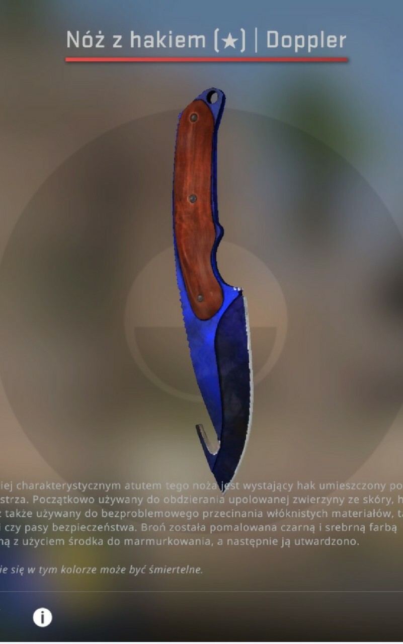 Kosa Nóż z hakiem doppler FN CS GO phase 4 | Elbląg | Kup teraz na ...