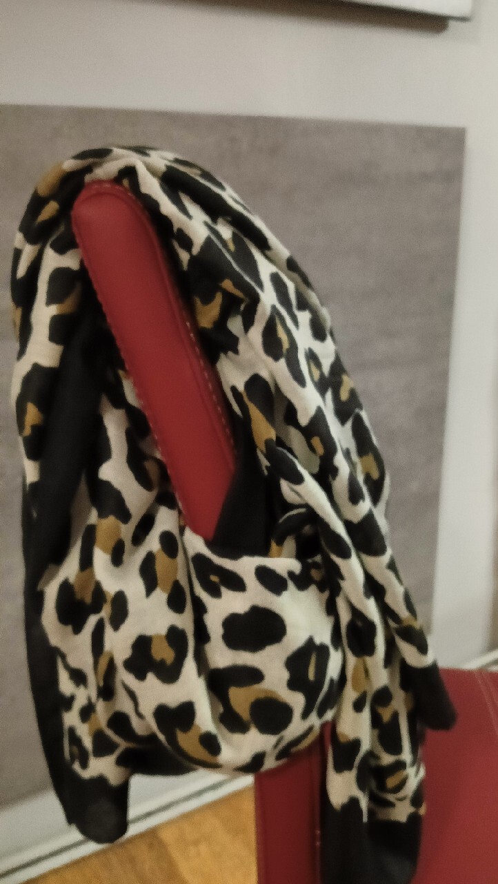Chusta szal pod szyję panterka | Aleksandrów Kujawski | Kup teraz na Allegro Lokalnie