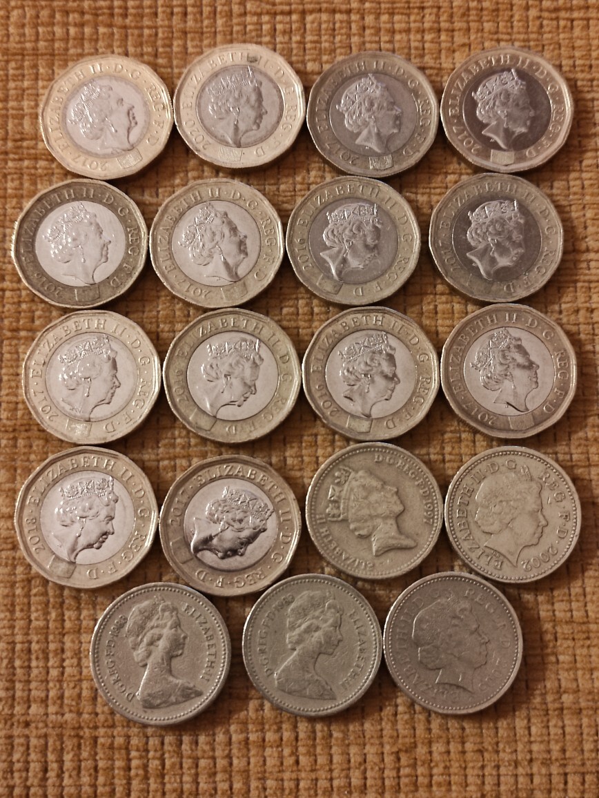 monety funty brytyjskie 19GBP | Piła | Kup teraz na Allegro Lokalnie