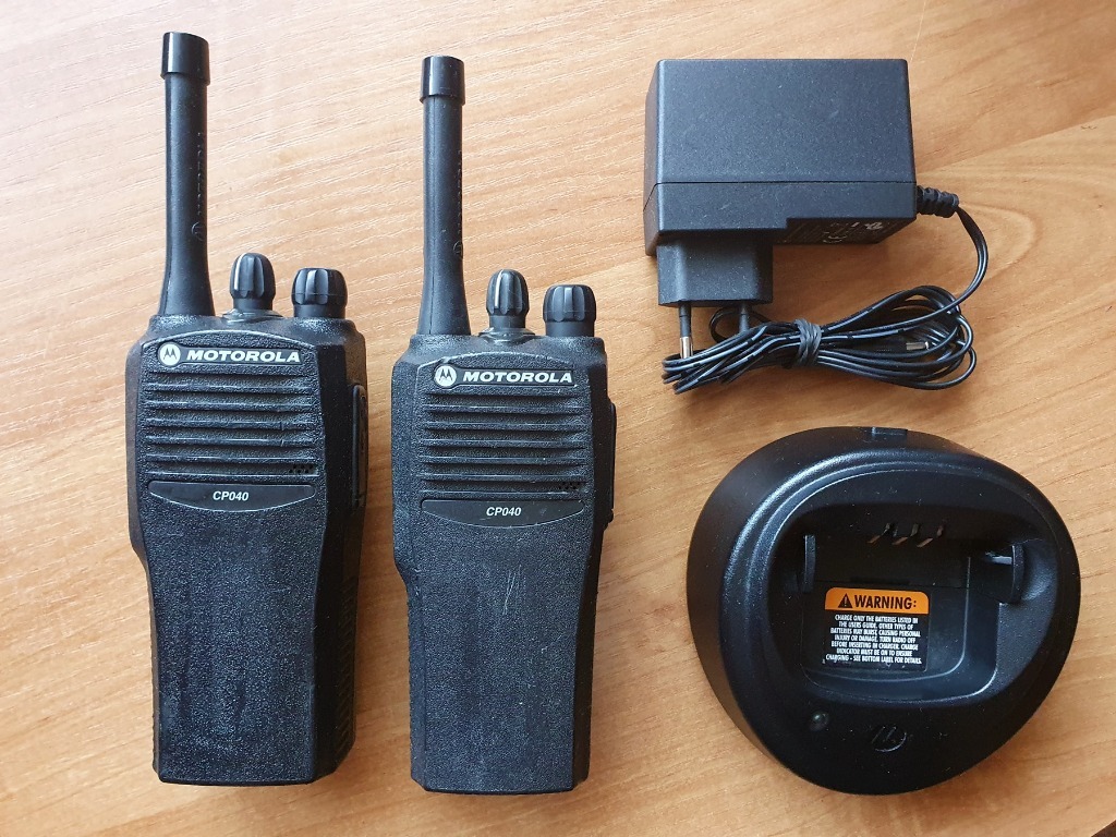 Radiotelefony Motorola CP040 UHF 2 szt. +ładowarka | Opalenica | Kup ...
