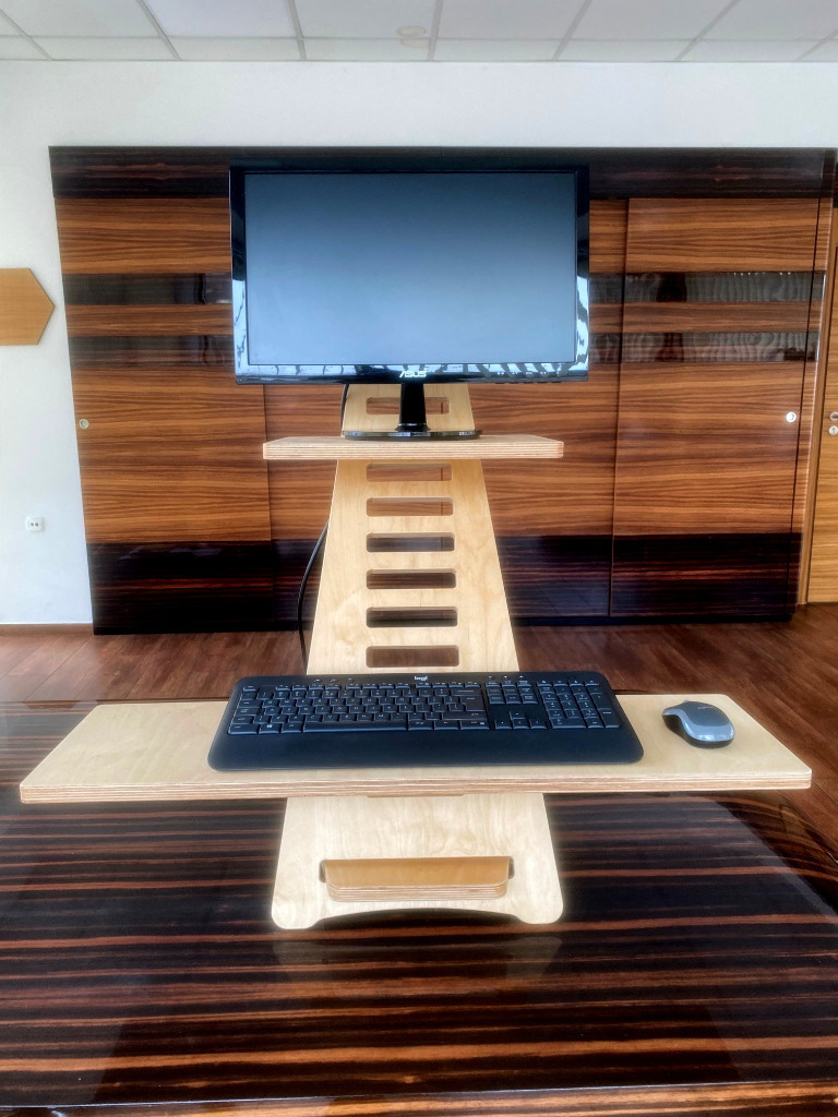 STOJAK NA KOMPUTER MONITOR Drewniany Pionowy | Izdebnik | Kup teraz na ...