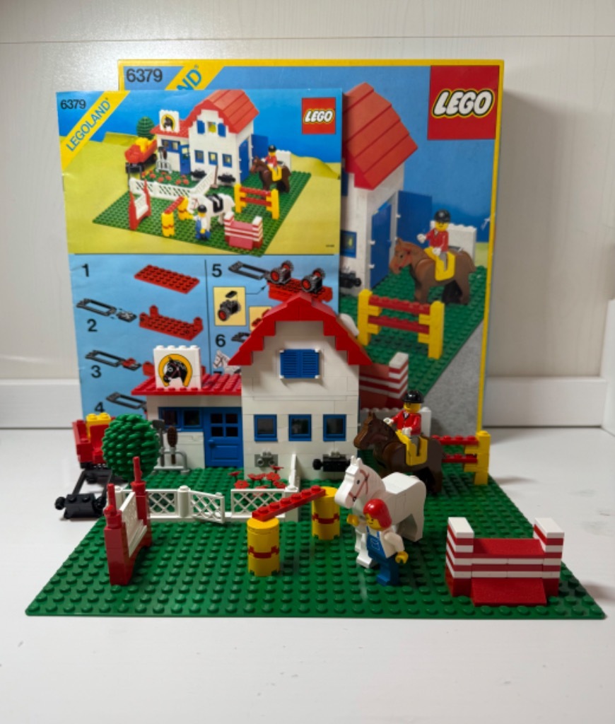 LEGO clac town 6379 Riding Stable inst+pudło | ŁÓDŹ | Kup teraz na ...
