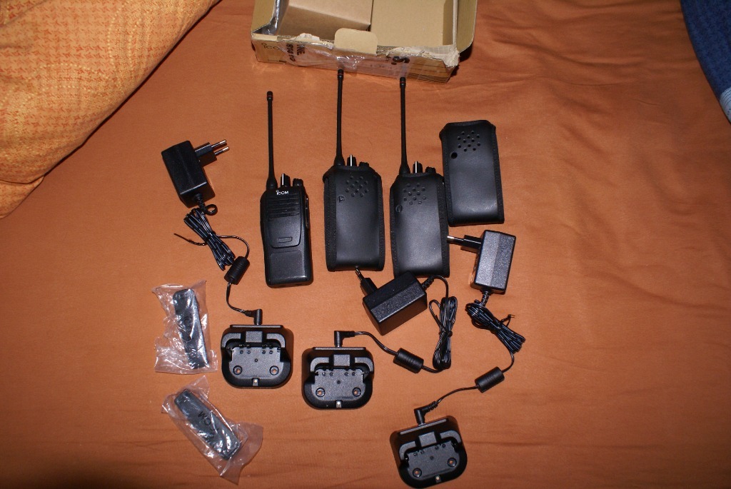VHF ICF 1000 ICOM 3 sztuki pełny komplet | aleksandrów- łódzki | Kup ...