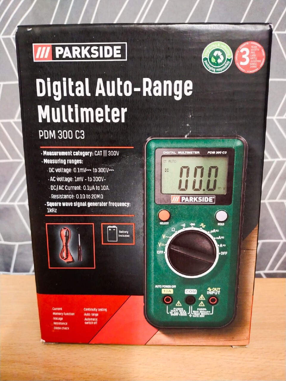 Miernik Cyfrowy PDM 300 Parkside | Bydgoszcz | Kup teraz na Allegro Lokalnie