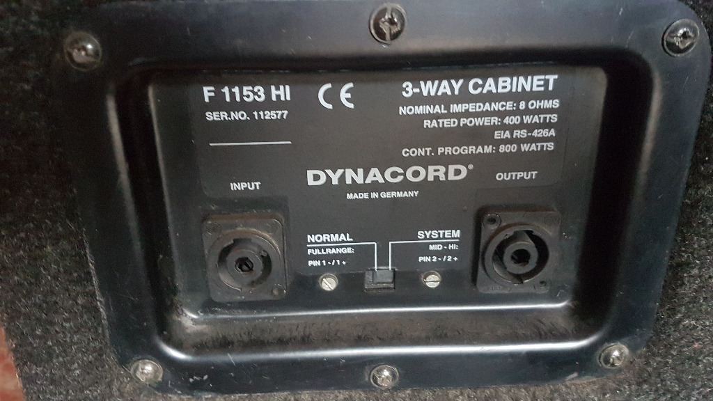 Kolumny DYNACORD F 1153 HI | Walim | Ogłoszenie na Allegro Lokalnie