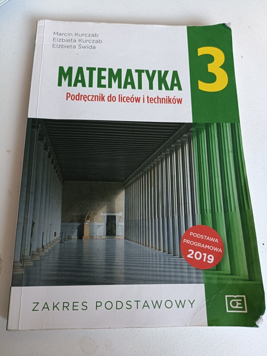 Matematyka 3 podręcznik do liceów i techników | Iskrzynia | Kup teraz na Allegro Lokalnie