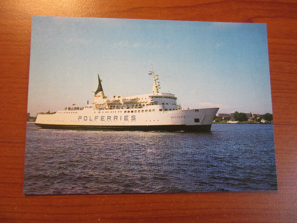 Pocztówka Świnoujście Port Prom statek Polferries | Kraśnik | Kup teraz ...