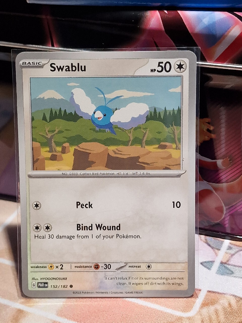 Karta Pokemon Swablu PAR 152 Paradox Rift | Gdańsk | Kup teraz na ...