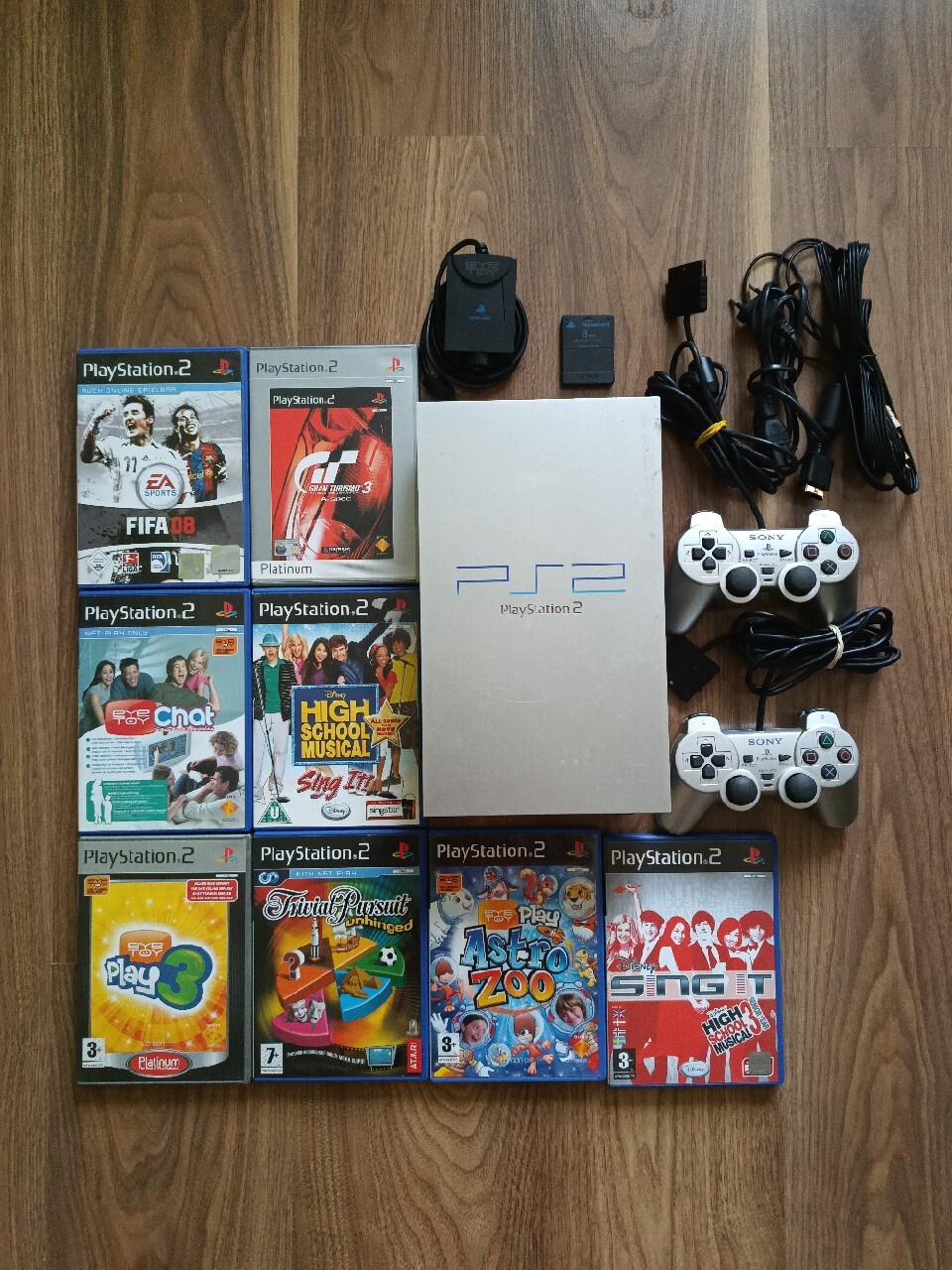 Konsola PS2 FAT Srebrna Silver CLASSIC PlayStation 2 SCPH50004 ...