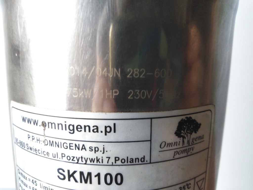 Obudowa korpus rura pompy SKM 100 Omnigena | Warszawa | Ogłoszenie na Allegro Lokalnie