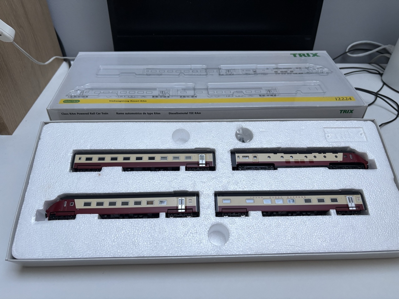 Trix Minitrix 12224 czteroczęściowy pociągu spaligo TEE RAM | Wołomin ...