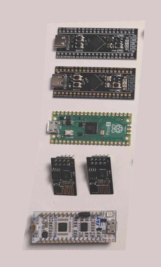 Mikrokontrolery STM32 Nucleo BlackPill Raspberry Pi Pico 2 ESP8266 ...