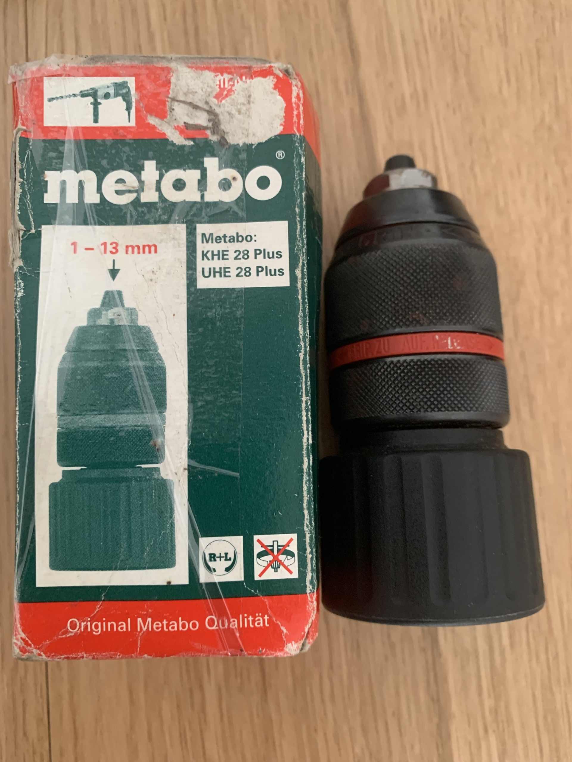 Metabo KHE 28 Plus,UHE 28 Plus.Szybkomocujący uchwyt wiertarski z ...