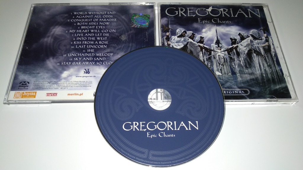 GREGORIAN - EPIC CHANTS | Radzyń Podlaski | Licytacja na Allegro Lokalnie