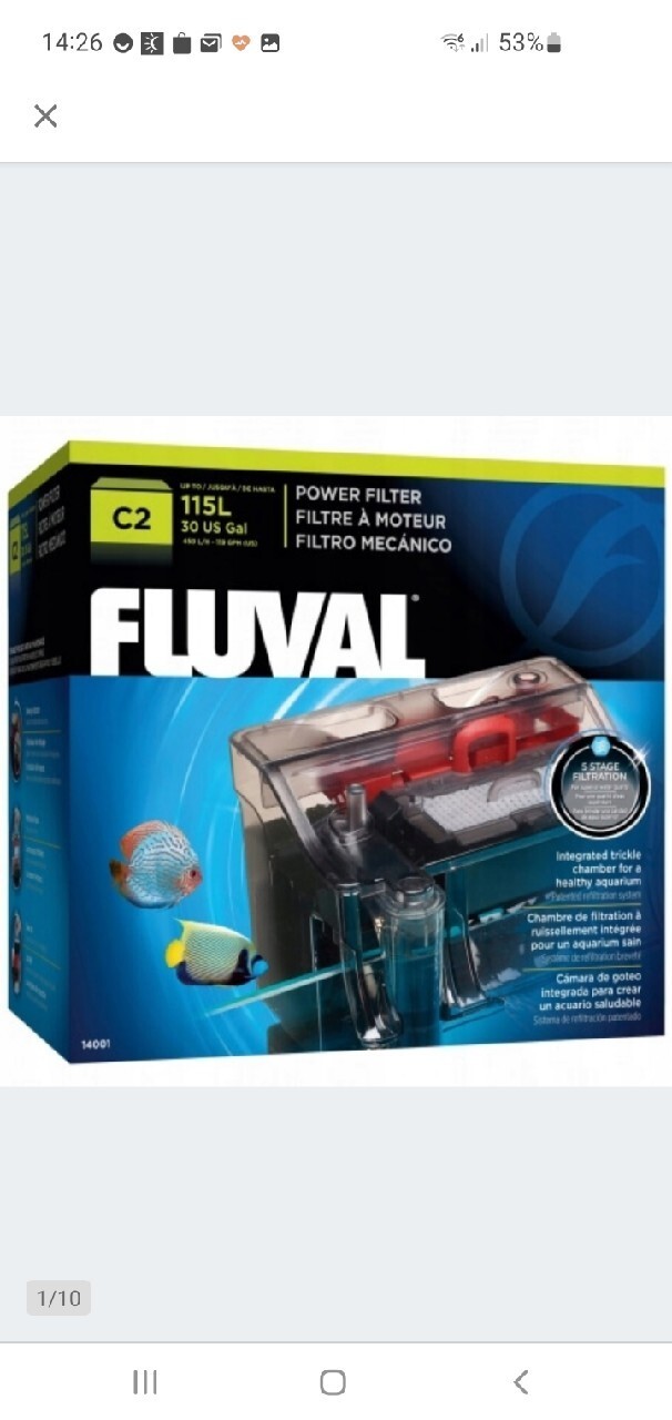 Fluval C2 Filtr kaskadowy 400l/h akwarium | Warka | Kup teraz na ...